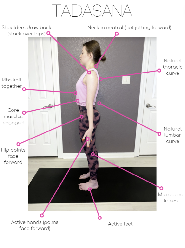 How to do Tadasana: Proper Alignment in Mountain Pose – Sydney Johnston ...